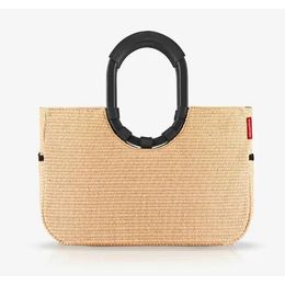 Reisenthel Accessoires Reisenthel Loopshopper M Frame raffia black 40x26x20 cm