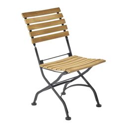 LC Garden Stuhl Wimbledon Teak/schwarz ca. 46x59x86.5 cm