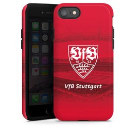 DeinDesign iPhone SE (2020) Handy Panzer Handyh&uuml;lle robuste Outdoor H&uuml;lle Schutzh&uuml;lle gl&auml;nzend Stadium Vfb Stuttgart Official Licensed Product Tough Case