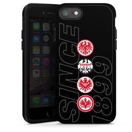 DeinDesign iPhone SE (2020) Handy Panzer Handyh&uuml;lle robuste Outdoor H&uuml;lle Schutzh&uuml;lle gl&auml;nzend Eagle Eintracht Frankfurt Logo Tough Case