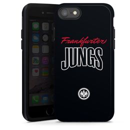 DeinDesign iPhone SE (2020) Handy Panzer Handyh&uuml;lle robuste Outdoor H&uuml;lle Schutzh&uuml;lle gl&auml;nzend Eintracht Frankfurt Sge Official Licensed Product Tough Case