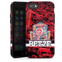DeinDesign iPhone SE (2020) Handy Panzer Handyh&uuml;lle robuste Outdoor H&uuml;lle Schutzh&uuml;lle gl&auml;nzend 1. Fc Kaiserslautern 1. Fck Official Licensed Product Tough Case
