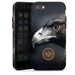 DeinDesign iPhone SE (2020) Handy Panzer Handyh&uuml;lle robuste Outdoor H&uuml;lle Schutzh&uuml;lle gl&auml;nzend Official Licensed Product Eintracht Frankfurt Eagle Tough Case