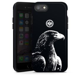 DeinDesign iPhone SE (2020) Handy Panzer Handyh&uuml;lle robuste Outdoor H&uuml;lle Schutzh&uuml;lle gl&auml;nzend Official Licensed Product Eintracht Frankfurt Attila Tough Case