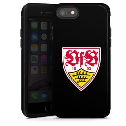 DeinDesign iPhone SE (2020) Handy Panzer Handyh&uuml;lle robuste Outdoor H&uuml;lle Schutzh&uuml;lle gl&auml;nzend Official Licensed Product Vfb Stuttgart Coat Of Arms Tough Case