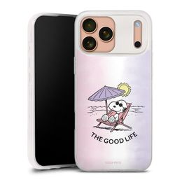 DeinDesign iPhone 17 Pro Max Handy Slim Case Silikon Handyh&uuml;lle transparent H&uuml;lle extra d&uuml;nn Snoopy Official Licensed Product Peanuts Silikon Slim Case