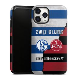 DeinDesign iPhone 11 Pro Handy Panzer Handyh&uuml;lle robuste Outdoor H&uuml;lle Schutzh&uuml;lle gl&auml;nzend Fc Schalke 04 Friendship 1. Fc N&uuml;rnberg Tough Case