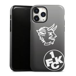 DeinDesign iPhone 11 Pro Handy Panzer Handyh&uuml;lle robuste Outdoor H&uuml;lle Schutzh&uuml;lle gl&auml;nzend Logo 1. Fck 1. Fc Kaiserslautern Tough Case