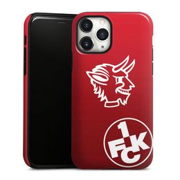 DeinDesign iPhone 11 Pro Handy Panzer Handyh&uuml;lle robuste Outdoor H&uuml;lle Schutzh&uuml;lle gl&auml;nzend 1. Fc Kaiserslautern Official Licensed Product Devil Tough Case