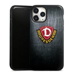DeinDesign iPhone 11 Pro Handy Panzer Handyh&uuml;lle robuste Outdoor H&uuml;lle Schutzh&uuml;lle gl&auml;nzend Sg Dynamo Dresden Official Licensed Product Sgd Tough Case