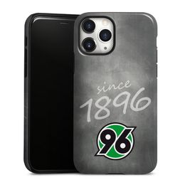 DeinDesign iPhone 11 Pro Handy Panzer Handyh&uuml;lle robuste Outdoor H&uuml;lle Schutzh&uuml;lle gl&auml;nzend Official Licensed Product Hannover 96 H96 Tough Case