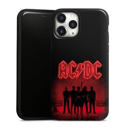 DeinDesign iPhone 11 Pro Handy Panzer Handyh&uuml;lle robuste Outdoor H&uuml;lle Schutzh&uuml;lle gl&auml;nzend Band Acdc Official Licensed Product Tough Case