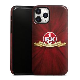 DeinDesign iPhone 11 Pro Handy Panzer Handyh&uuml;lle robuste Outdoor H&uuml;lle Schutzh&uuml;lle gl&auml;nzend 1. Fc Kaiserslautern Official Licensed Product Logo Tough Case