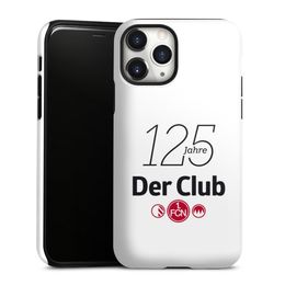DeinDesign iPhone 11 Pro Handy Panzer Handyh&uuml;lle robuste Outdoor H&uuml;lle Schutzh&uuml;lle gl&auml;nzend 1. Fcn 1. Fc N&uuml;rnberg 125 Jahre Tough Case