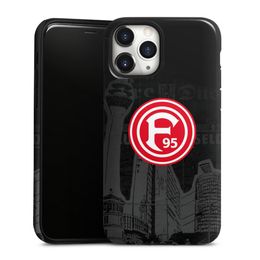 DeinDesign iPhone 11 Pro Handy Panzer Handyh&uuml;lle robuste Outdoor H&uuml;lle Schutzh&uuml;lle gl&auml;nzend Logo Official Licensed Product Fortuna D&uuml;sseldorf Tough Case