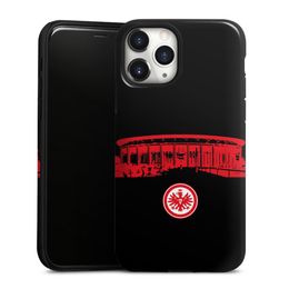 DeinDesign iPhone 11 Pro Handy Panzer Handyh&uuml;lle robuste Outdoor H&uuml;lle Schutzh&uuml;lle gl&auml;nzend Eintracht Frankfurt Stadium Official Licensed Product Tough Case