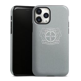 DeinDesign iPhone 11 Pro Handy Panzer Handyh&uuml;lle robuste Outdoor H&uuml;lle Schutzh&uuml;lle gl&auml;nzend Bayer 04 Leverkusen Coat Of Arms Official Licensed Product Tough Case