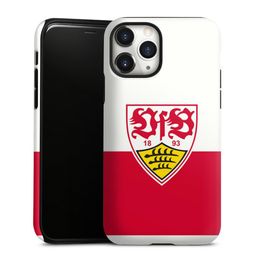 DeinDesign iPhone 11 Pro Handy Panzer Handyh&uuml;lle robuste Outdoor H&uuml;lle Schutzh&uuml;lle gl&auml;nzend Vfb Stuttgart Official Licensed Product Logo Tough Case