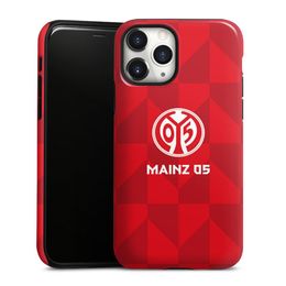 DeinDesign iPhone 11 Pro Handy Panzer Handyh&uuml;lle robuste Outdoor H&uuml;lle Schutzh&uuml;lle gl&auml;nzend Official Licensed Product Merchandise Mainz 05 Tough Case