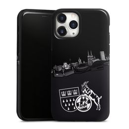 DeinDesign iPhone 11 Pro Handy Panzer Handyh&uuml;lle robuste Outdoor H&uuml;lle Schutzh&uuml;lle gl&auml;nzend Skyline Official Licensed Product 1. Fc K&ouml;ln Tough Case