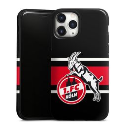 DeinDesign iPhone 11 Pro Handy Panzer Handyh&uuml;lle robuste Outdoor H&uuml;lle Schutzh&uuml;lle gl&auml;nzend 1. Fc K&ouml;ln Logo Official Licensed Product Tough Case