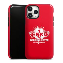 DeinDesign iPhone 11 Pro Handy Panzer Handyh&uuml;lle robuste Outdoor H&uuml;lle Schutzh&uuml;lle gl&auml;nzend Spruch 1. Fc Kaiserslautern Official Licensed Product Tough Case