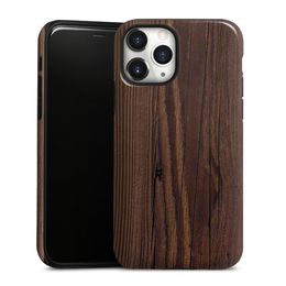 DeinDesign iPhone 11 Pro Handy Panzer Handyh&uuml;lle robuste Outdoor H&uuml;lle Schutzh&uuml;lle gl&auml;nzend Nut Tree Wood Wooden Look Tough Case