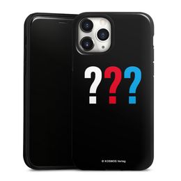 DeinDesign iPhone 11 Pro Handy Panzer Handyh&uuml;lle robuste Outdoor H&uuml;lle Schutzh&uuml;lle gl&auml;nzend Official Licensed Product Logo Die Drei ??? Tough Case