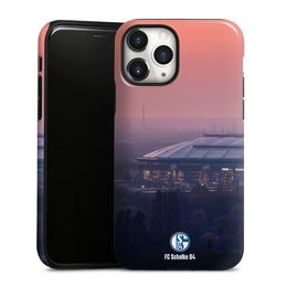 DeinDesign iPhone 11 Pro Handy Panzer Handyh&uuml;lle robuste Outdoor H&uuml;lle Schutzh&uuml;lle gl&auml;nzend Official Licensed Product Stadium Fc Schalke 04 Tough Case