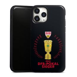 DeinDesign iPhone 11 Pro Handy Panzer Handyh&uuml;lle robuste Outdoor H&uuml;lle Schutzh&uuml;lle gl&auml;nzend Vfb Stuttgart Trophy Official Licensed Product Tough Case