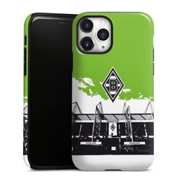 DeinDesign iPhone 11 Pro Handy Panzer Handyh&uuml;lle robuste Outdoor H&uuml;lle Schutzh&uuml;lle gl&auml;nzend Borussia M&ouml;nchengladbach Stadium Merchandise Tough Case