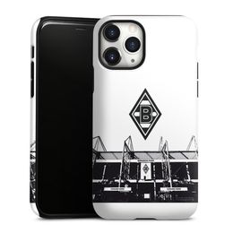 DeinDesign iPhone 11 Pro Handy Panzer Handyh&uuml;lle robuste Outdoor H&uuml;lle Schutzh&uuml;lle gl&auml;nzend Stadium Die Fohlen Borussia M&ouml;nchengladbach Tough Case