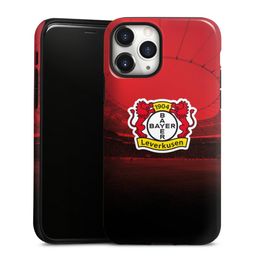 DeinDesign iPhone 11 Pro Handy Panzer Handyh&uuml;lle robuste Outdoor H&uuml;lle Schutzh&uuml;lle gl&auml;nzend Bayer 04 Leverkusen Official Licensed Product Stadium Tough Case
