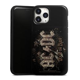 DeinDesign iPhone 11 Pro Handy Panzer Handyh&uuml;lle robuste Outdoor H&uuml;lle Schutzh&uuml;lle gl&auml;nzend Rock Or Bust Official Licensed Product Acdc Tough Case