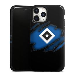 DeinDesign iPhone 11 Pro Handy Panzer Handyh&uuml;lle robuste Outdoor H&uuml;lle Schutzh&uuml;lle gl&auml;nzend Official Licensed Product Hsv Hamburger Sv Tough Case
