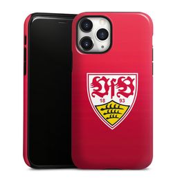 DeinDesign iPhone 11 Pro Handy Panzer Handyh&uuml;lle robuste Outdoor H&uuml;lle Schutzh&uuml;lle gl&auml;nzend Vfb Stuttgart Official Licensed Product Logo Tough Case