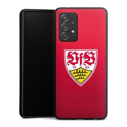 DeinDesign Galaxy A52s 5G Handy Premium Silikon H&uuml;lle Handyh&uuml;lle schwarz Case Logo Vfb Stuttgart Official Licensed Product Silikon Premium Case