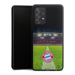 DeinDesign Galaxy A52s 5G Handy Premium Silikon H&uuml;lle Handyh&uuml;lle schwarz Case Fc Bayern M&uuml;nchen Stadium Fcb Silikon Premium Case