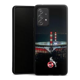 DeinDesign Galaxy A52s 5G Handy Premium Silikon H&uuml;lle Handyh&uuml;lle schwarz Case Stadium 1. Fc K&ouml;ln Official Licensed Product Silikon Premium Case
