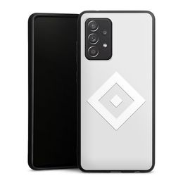 DeinDesign Galaxy A52s 5G Handy Premium Silikon H&uuml;lle Handyh&uuml;lle schwarz Case Hsv Hamburger Sv Coat Of Arms Silikon Premium Case
