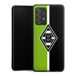 DeinDesign Galaxy A52s 5G Handy Premium Silikon H&uuml;lle Handyh&uuml;lle schwarz Case Bundesliga Borussia M&ouml;nchengladbach Gladbach Silikon Premium Case