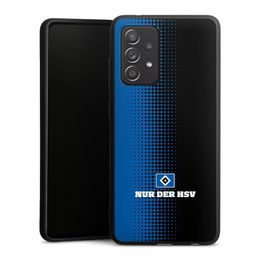 DeinDesign Galaxy A52s 5G Handy Premium Silikon H&uuml;lle Handyh&uuml;lle schwarz Case Hsv Logo Official Licensed Product Silikon Premium Case