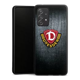 DeinDesign Galaxy A52s 5G Handy Premium Silikon H&uuml;lle Handyh&uuml;lle schwarz Case Sgd Official Licensed Product Sg Dynamo Dresden Silikon Premium Case