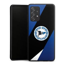 DeinDesign Galaxy A52s 5G Handy Premium Silikon H&uuml;lle Handyh&uuml;lle schwarz Case Dsc Arminia Bielefeld Official Licensed Product Silikon Premium Case