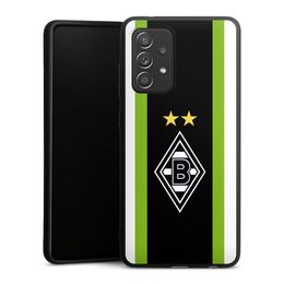 DeinDesign Galaxy A52s 5G Handy Premium Silikon H&uuml;lle Handyh&uuml;lle schwarz Case Logo Gladbach Borussia M&ouml;nchengladbach Silikon Premium Case