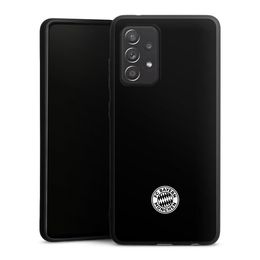 DeinDesign Galaxy A52s 5G Handy Premium Silikon H&uuml;lle Handyh&uuml;lle schwarz Case Official Licensed Product Fc Bayern M&uuml;nchen Fcb Silikon Premium Case