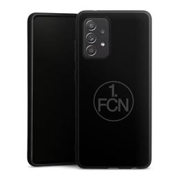 DeinDesign Galaxy A52s 5G Handy Premium Silikon H&uuml;lle Handyh&uuml;lle schwarz Case 1. Fc N&uuml;rnberg Logo 1. Fcn Silikon Premium Case