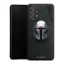 DeinDesign Galaxy A52s 5G Handy Premium Silikon H&uuml;lle Handyh&uuml;lle schwarz Case Star Wars Official Licensed Product The Mandalorian Silikon Premium Case