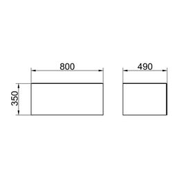 KEUCO Waschtischunterschrank Edition 11 Art mit Auszug 32511, 32511910800