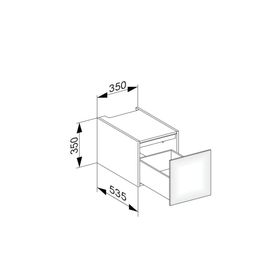 KEUCO Unterbauschrank Edition 11 31310, B: 350, H: 350, T: 535 mm 31310110000